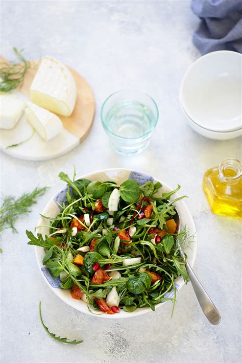 Salade roquette fenouil et orange Un déjeuner de soleil