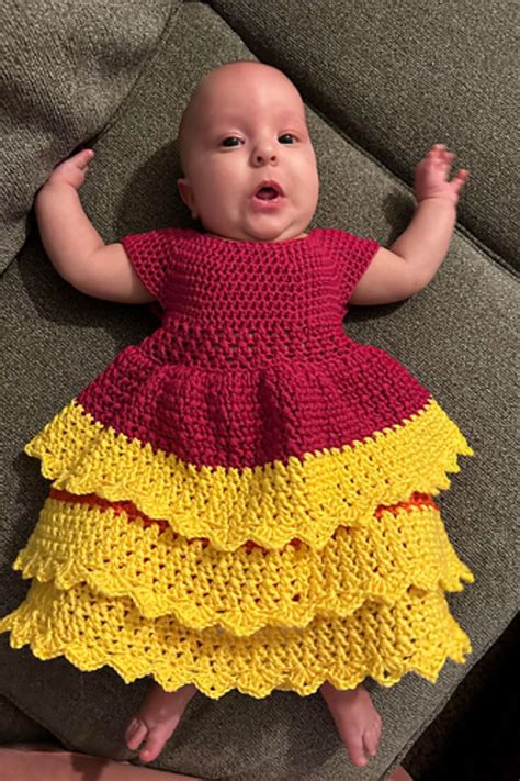 Crochet Baby Dress Pattern Free Easy