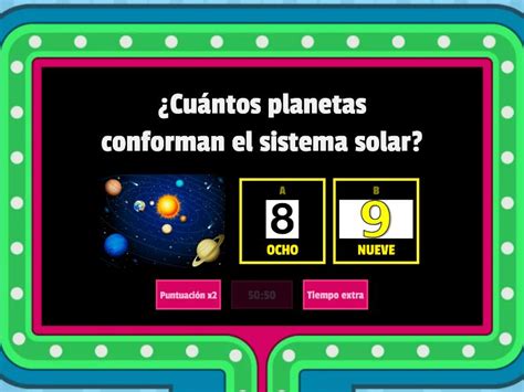 Copia De Sistema Solar Gameshow Quiz