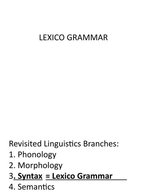 why clauses lexico grammar pdf syntax noun