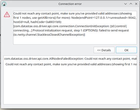 Trouble Connecting Dbeaver To Cassandra In Docker Container On Debian