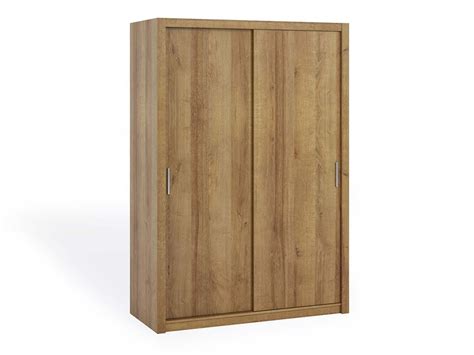 Szafa z drzwiami przesuwnymi dąb artisan 150 cm do sypialni Bono