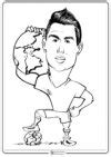 Cristiano Ronaldo Kolorowanka Do Druku RodzicielskieInspiracje Pl