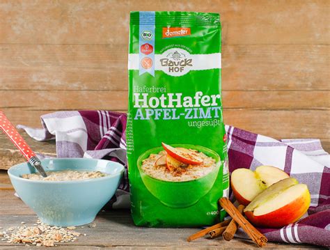 Hafer Apfel Zimt Glutenfrei Von Bauckhof Liefern Lassen