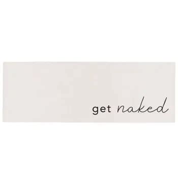 Eulenschnitt Läufer mit Spruch get naked online kaufen Schweiz