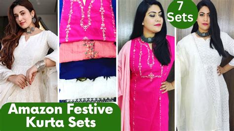 Amazon Kurta Set Haul Party Wear Kurta Set YouTube