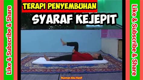 Tata Laksana Terapi Syaraf Kejepit Di Rumah Sehat Alami Bmca Youtube