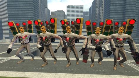 MECHA TRAFFIC LIGHT MAN BOSS VS MICROPHONE MECHA BOSS VS ALL SKIBIDI