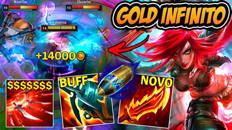 ESSA RUNA NA KATARINA FAZ GOLD INFINITO Muito Forte LEAGUE OF