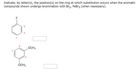Solved In Both Series Below The Three Aromatic Compounds Chegg