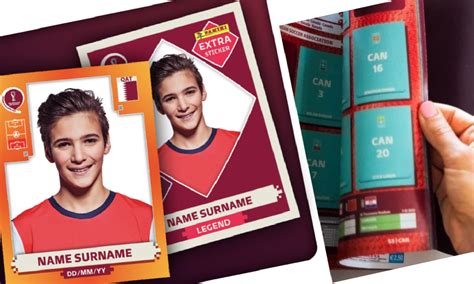 Crea tu propio cromo para el Álbum Panini Qatar 2022 ENTER CO