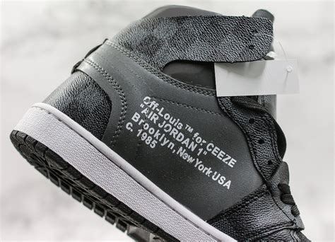 Air Jordan X Off White X Louis Vuitton Black Alloker Shop