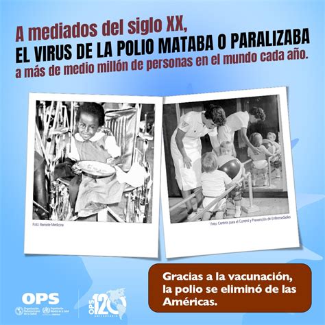 Día Mundial contra la Polio 2023 OPS OMS Organización Panamericana