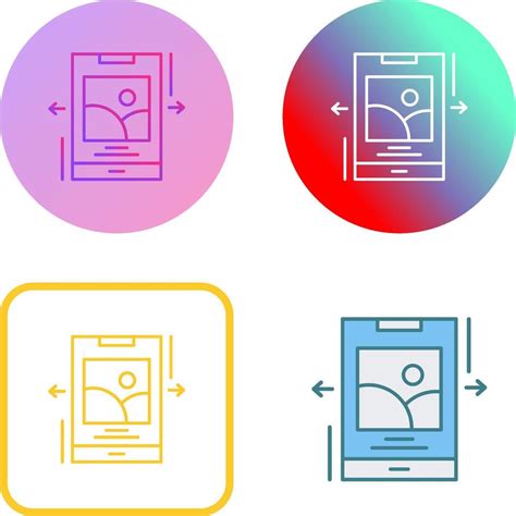 Swipe Icon Design Vector Art At Vecteezy