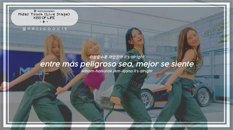 KISS OF LIFE Midas Touch Live Stage Sub Español Easy Lyrics