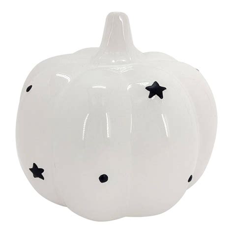 Calabaza Decorativa Way To Celebrate Blanca Fgl Walmart