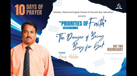 Days Of Prayer Day Wednesday January