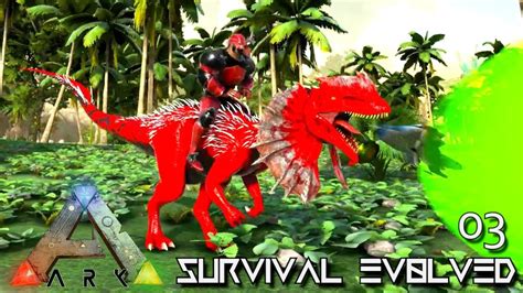 ARK SURVIVAL EVOLVED ALPHA DILO TAMING E03 EXTINCTION CORE