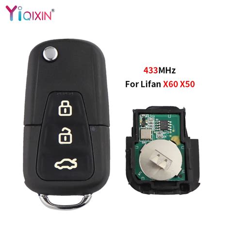 Yiqixin Remoto Caso Escudo Chave Do Carro Para Lifan X60 X50 720 Flip