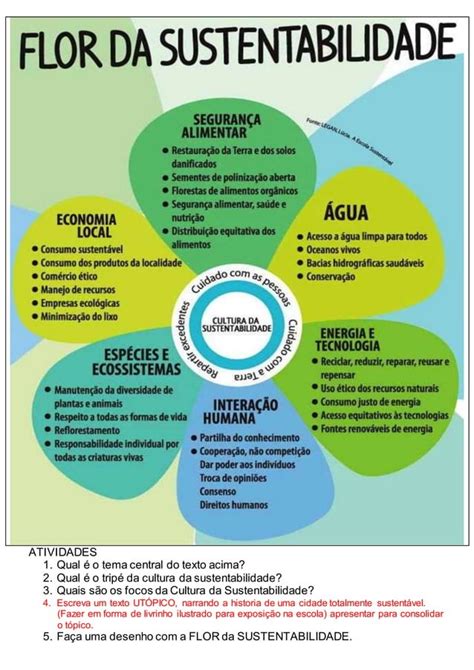 Atividades Flor Da Sustentabilidade PDF