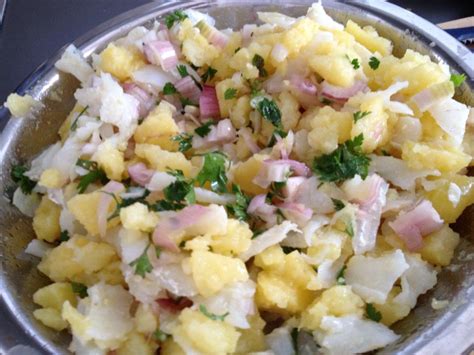 Salade Morue Pomme De Terre Les Recettes D Alicia