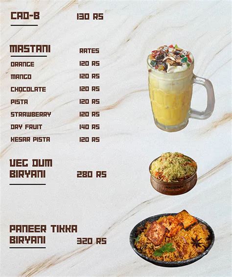 Menu Of Feast Of Flavour Satara Road Pune
