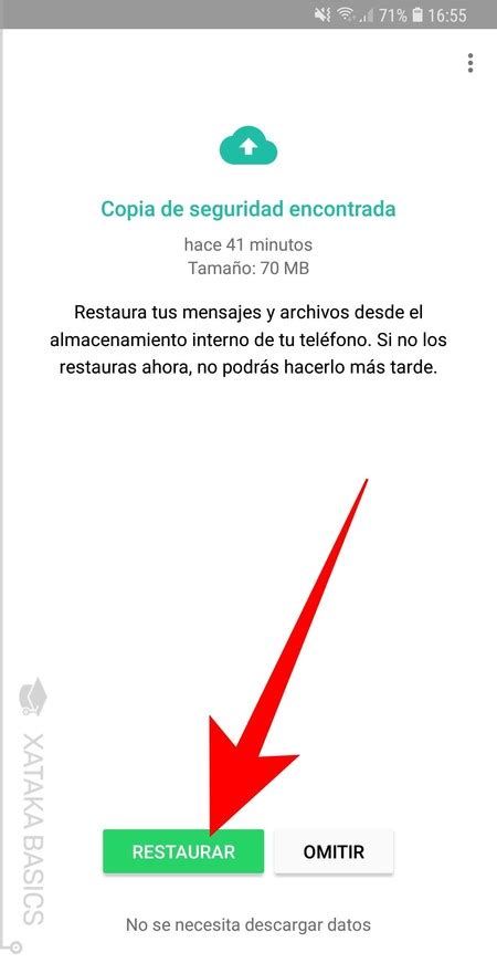 Cómo recuperar mensajes borrados de WhatsApp