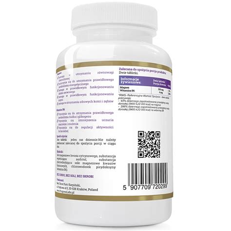 Magnez Strong Witamina B6 Forte Skurcze Stres Wysoka Dawka Produkt