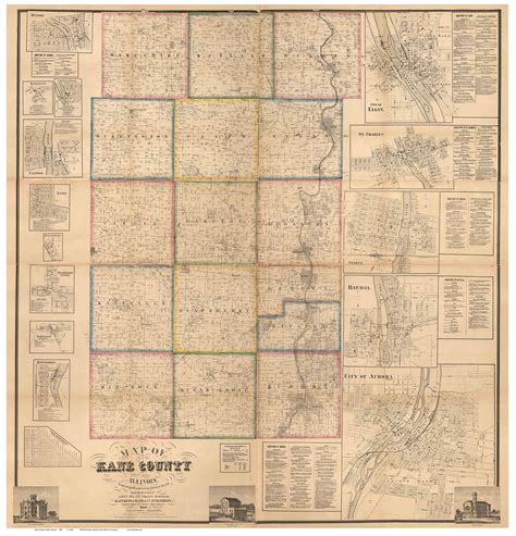 Map Of Kane County Il Maps For You