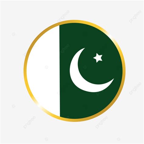 Shiny Pakistani Circle Flags Vector Pakistani Shiny Circle PNG And