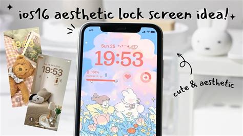 Ios Cute Aesthetic Lock Screen Idea Youtube