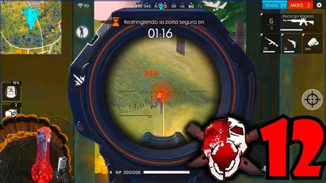 12 KILLS EN CLASIFICATORIA FREE FIRE YouTube