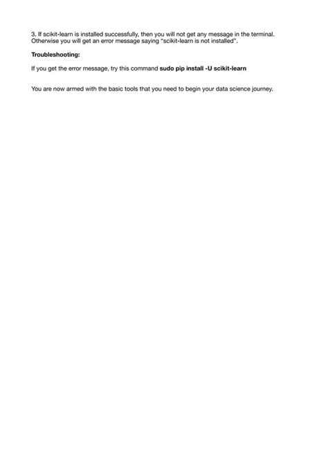 How To Install Numpy Scipy Matplotlib Pandas And Scikit Learn On Mac Pdf