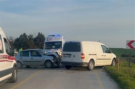 Tekirda Da Otomobil Ile Hafif Ticari Ara Arp T Yaral Haberler