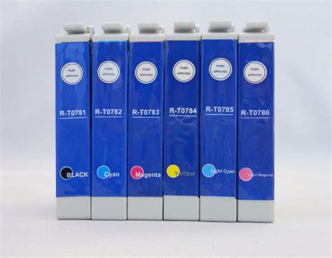 Ink Cartridge For Epson Stylus Photo RX680 RX595 RX580 R380 R280 T0781