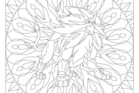 Lunala Pokemon Coloring Page Pokemon Lunala Coloring Pages