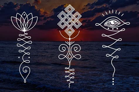 Spiritual Symbols Chart Unalome Meaning