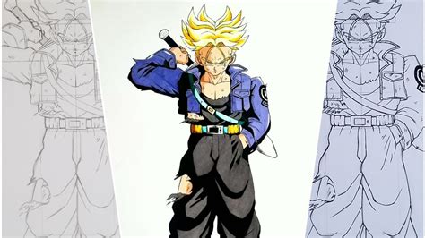 Tuto Comment Dessiner Trunks Du Futur Facilement Tape Par Tape