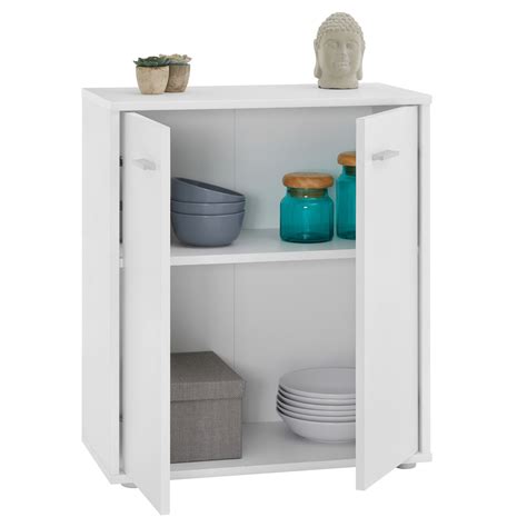 Buffet FIRMIN en mélaminé blanc mat Mobil Meubles