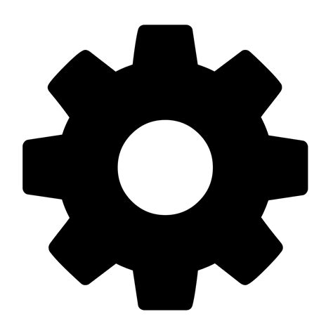 Cog Wheel Silhouette Png Transparent Layers