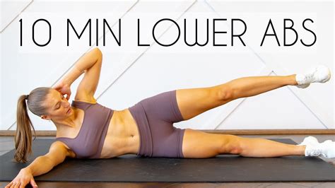 10 MIN LOWER ABS WORKOUT No Repeat No Equipment MadFit RapidFire