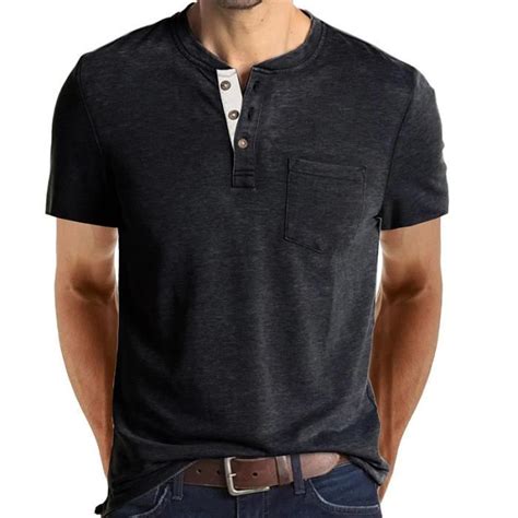 T Shirt Homme Manches Courtes Tee Shirt Homme à col Arrondi Couleur