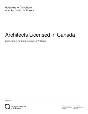Fillable Online Guidelines For Completion Of An Application For Licence