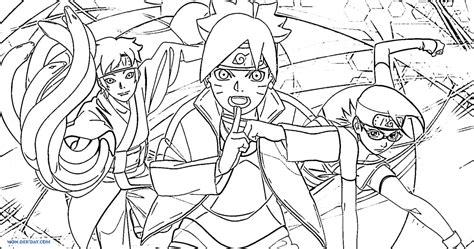 Boruto Coloring Pages Print And Color WONDER DAY Coloring Pages