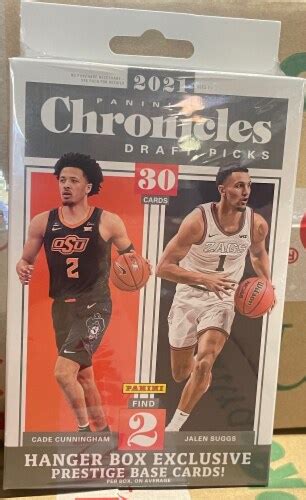 2021 Panini Chronicles Draft Picks Collegiate Basketball Hanger Box