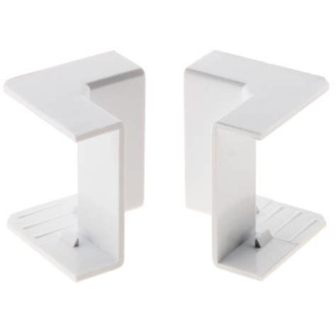 Sachet 2 angles intérieurs blanc pour goulotte moulure 30x10 101033