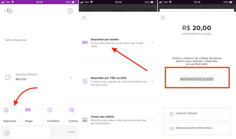 COMO FAZER DEPOSITO VIA TED DO NUBANK PARA NU INVEST