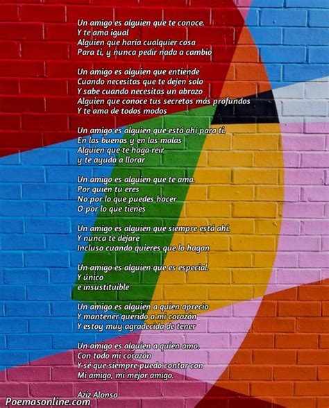 Poemas Para Una Amiga De Amistad Poemas Online