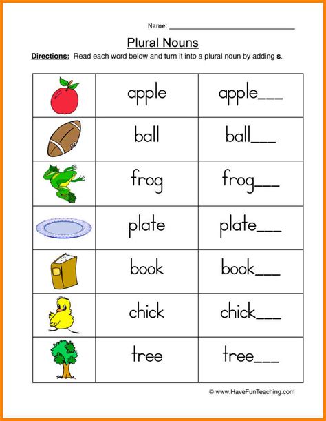 Singular And Plural Nouns Worksheets Plural Nouns Worksheets Porn Sex