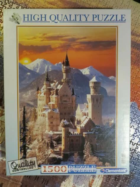 CLEMENTONI HIGH Quality Puzzle 1500 Teile Schloss Neuschwanstein Wie